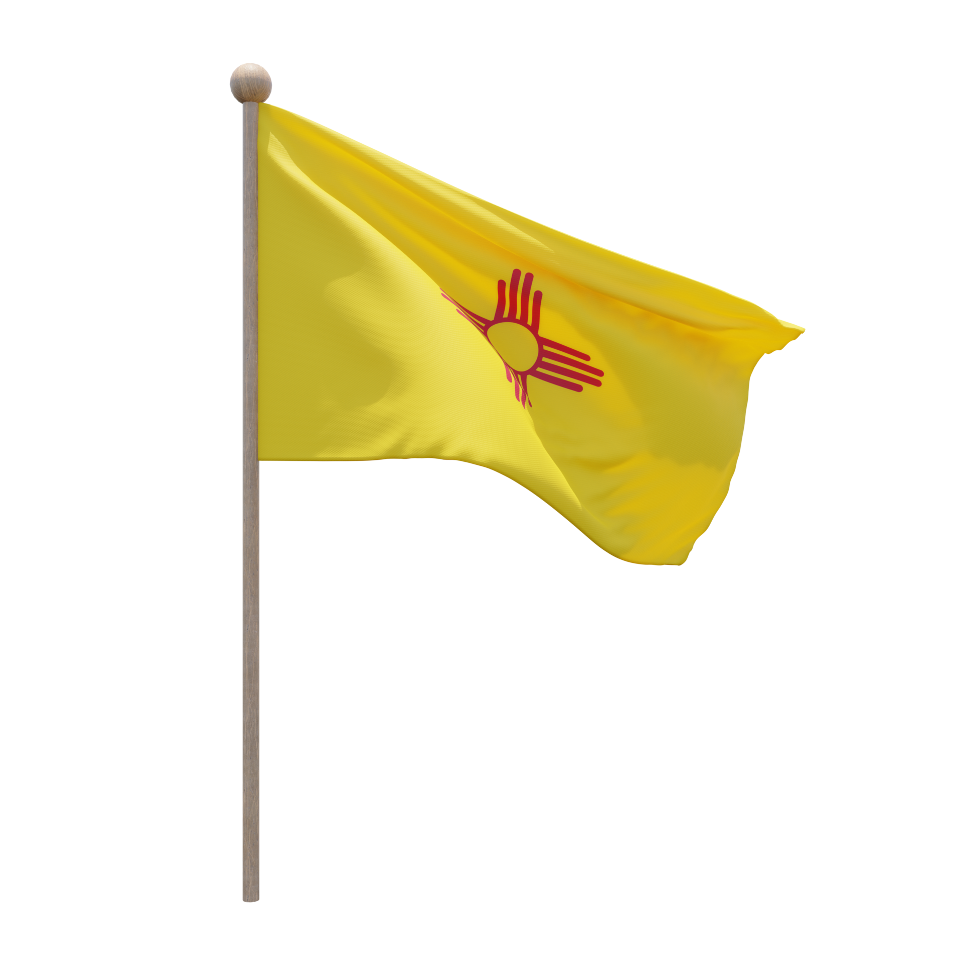 Free New Mexico 3d Illustration Flag On Pole Wood Flagpole 11285609 free-new-mexico-3d-illustration-flag-on-pole-wood-flagpole-11285609
