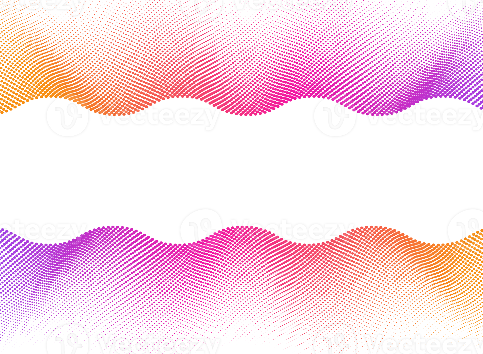 Fondo Abstracto De Puntos De Semitono Con Ondas Dinámicas 11287295 Png