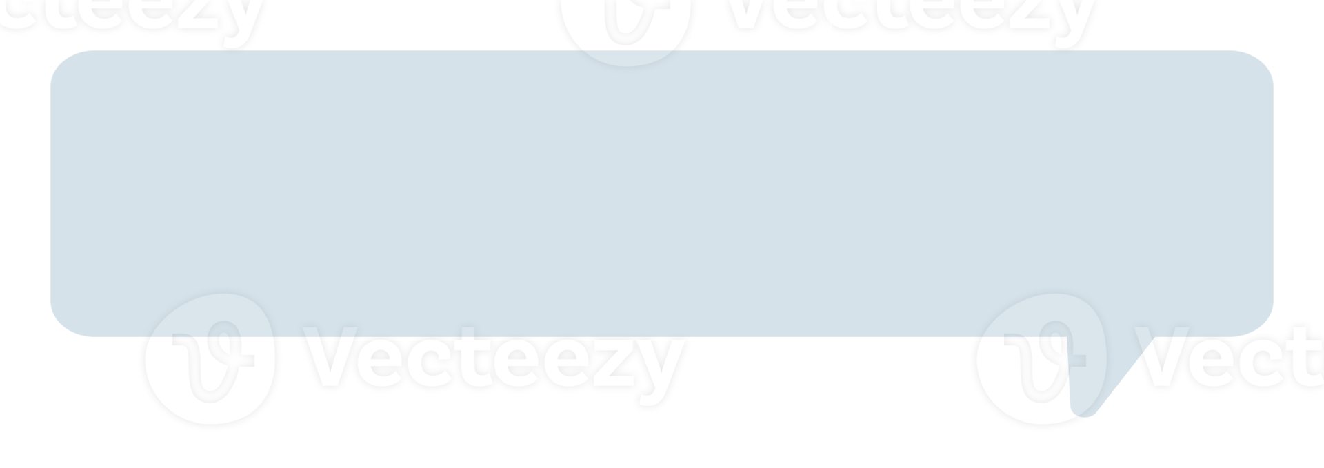 Blank Text Message Bubble