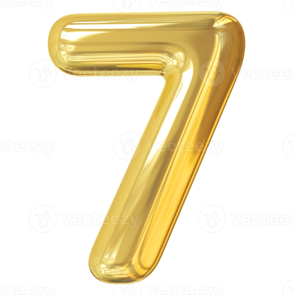 golden number 7 11287690 PNG golden number 7 11287690 PNG