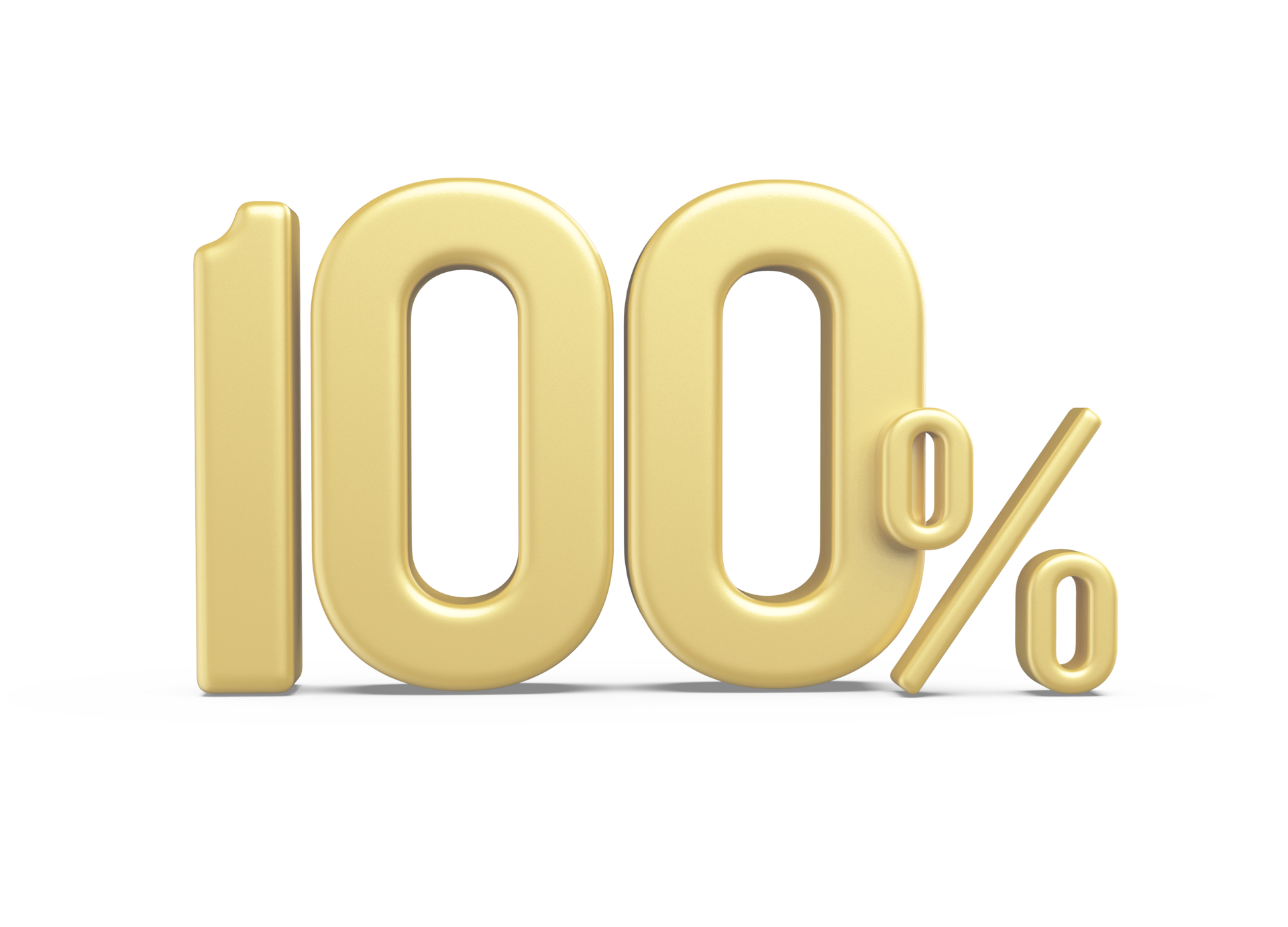 number 100 percent golden luxury 11287812 PNG