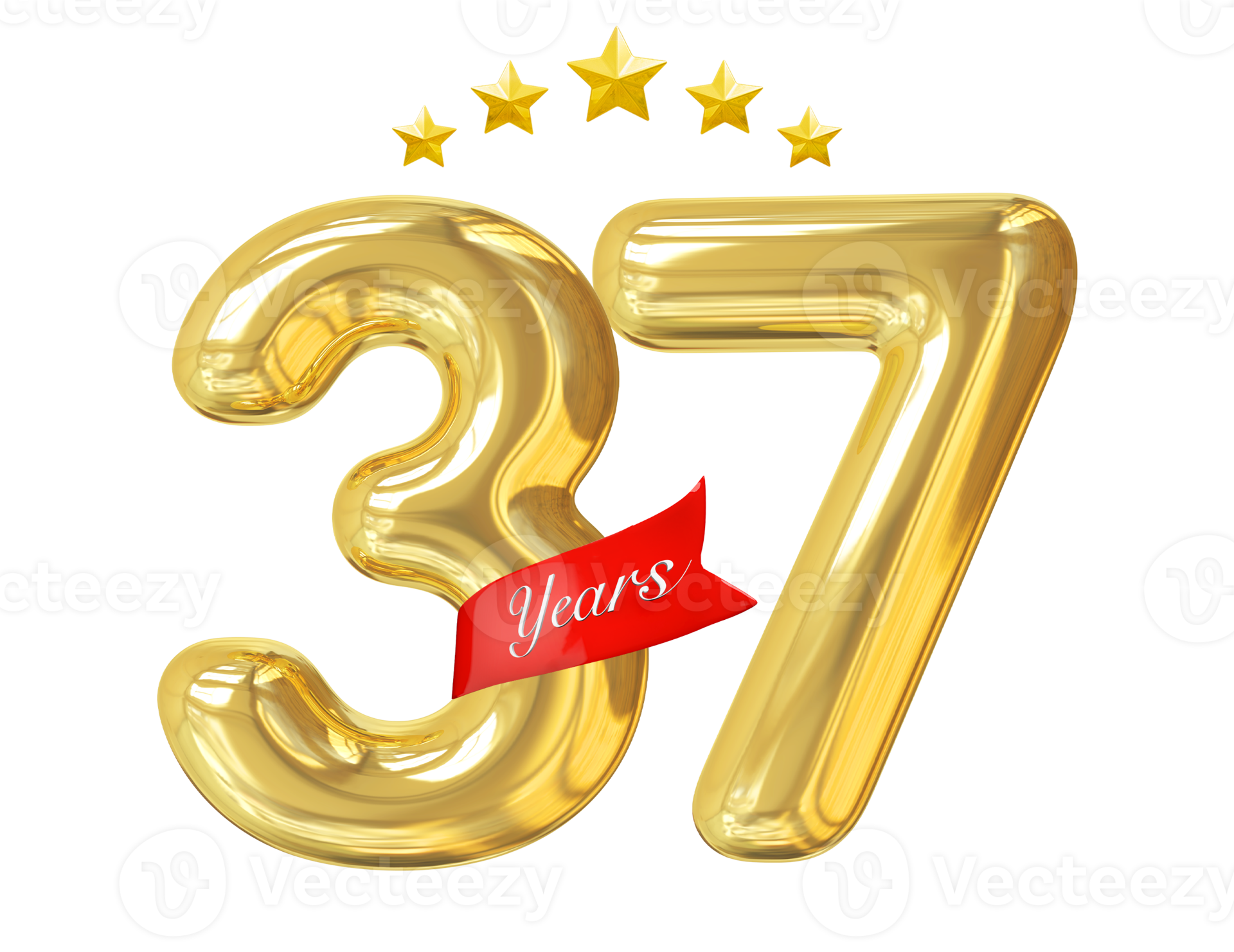 37 Years Anniversary Golden 11287813 PNG 37 Years Anniversary Golden 11287813 PNG