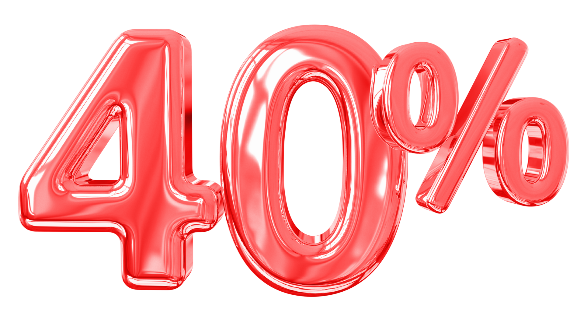 Sale Number 40 Percent 3d 11287839 PNG