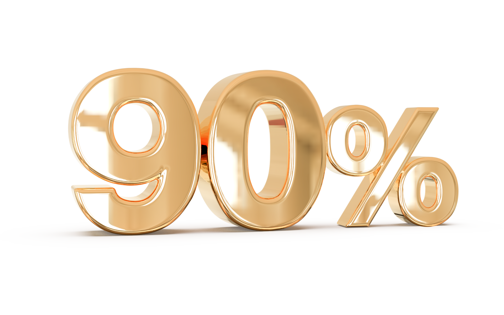Free Sale Number 90 Percent 3d 11287871 PNG With Transparent Background