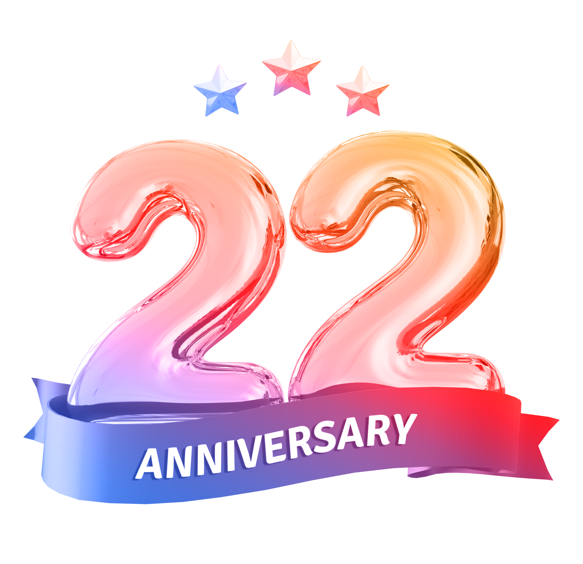 22 years anniversary number 11287946 PNG