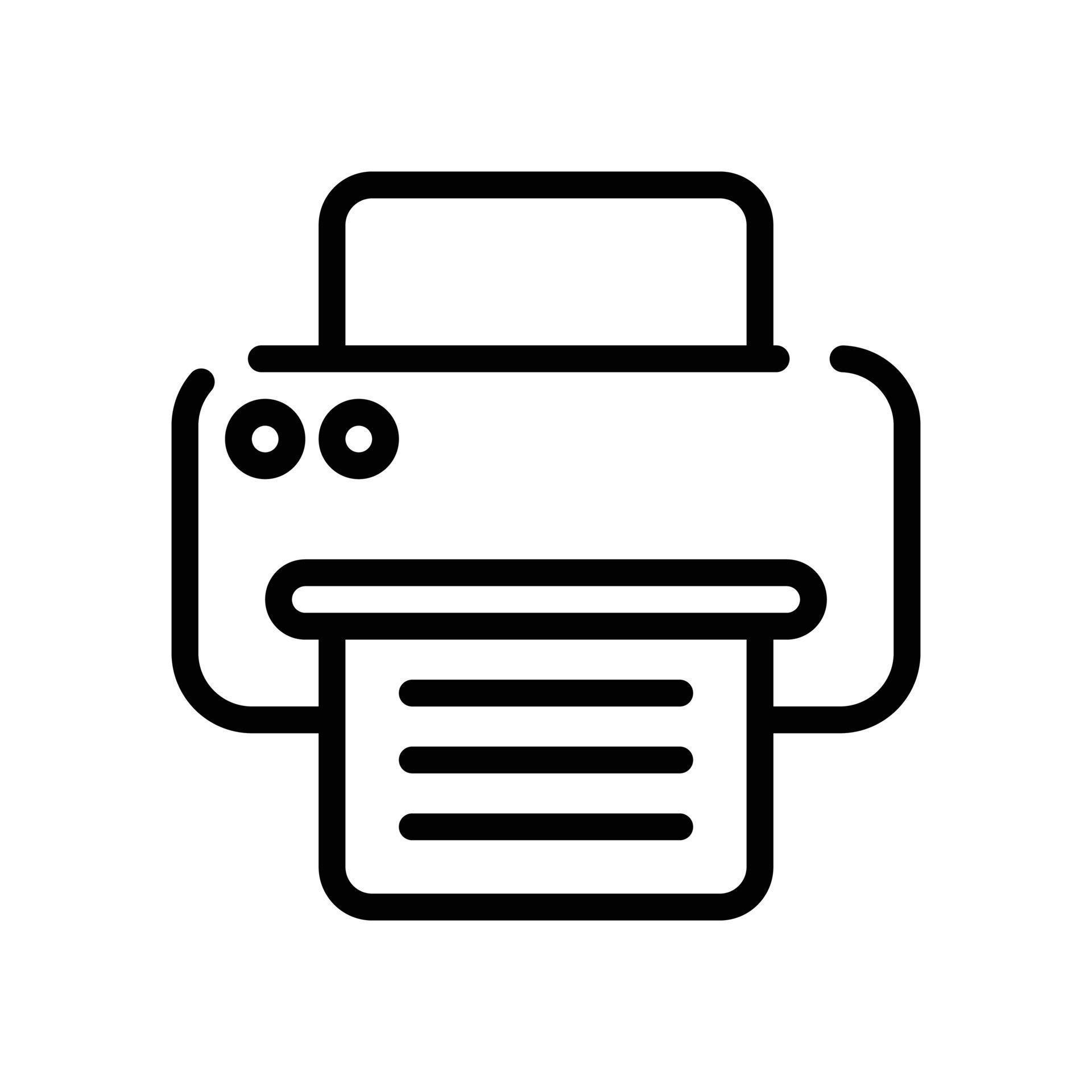 Printer User Interface Icon 11289412 Vector Art at Vecteezy