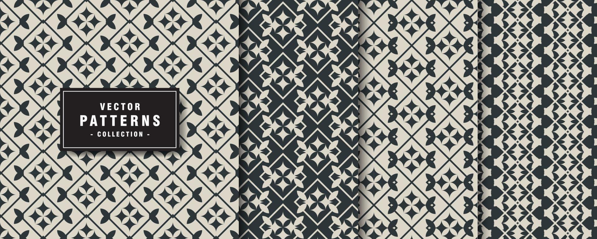 Set of patterns collection 11293212 Vector Art at Vecteezy