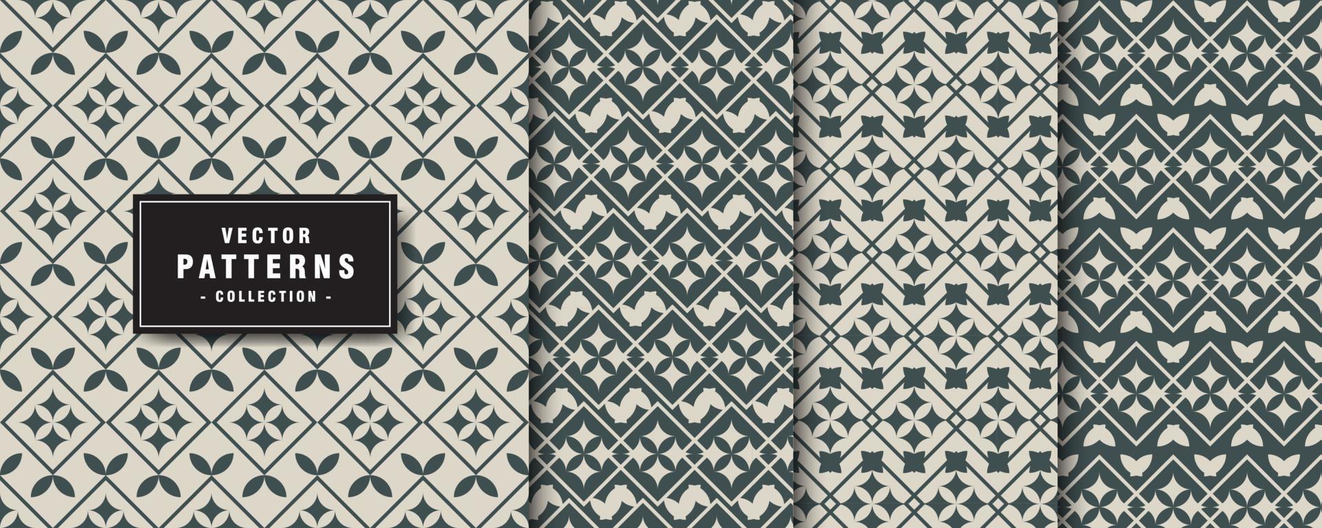 Set of patterns collection 11293230 Vector Art at Vecteezy