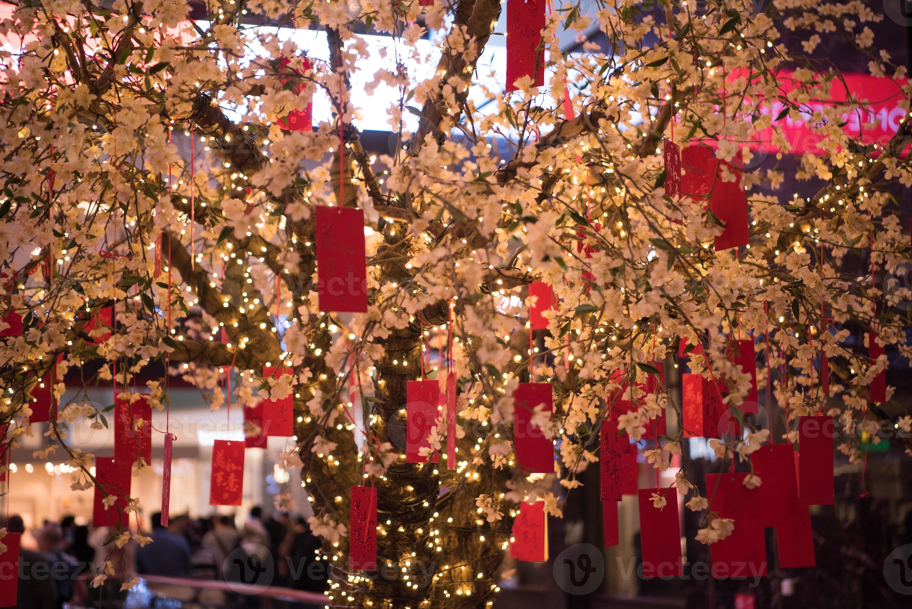 traditional Japanese wishing tree 11296160 Stock Photo at Vecteezy