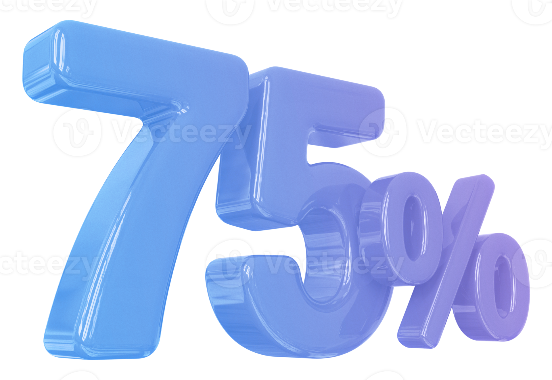 Promotion Number 75 Percent 3d 11297104 PNG promotion-number-75-percent-3d-11297104-png