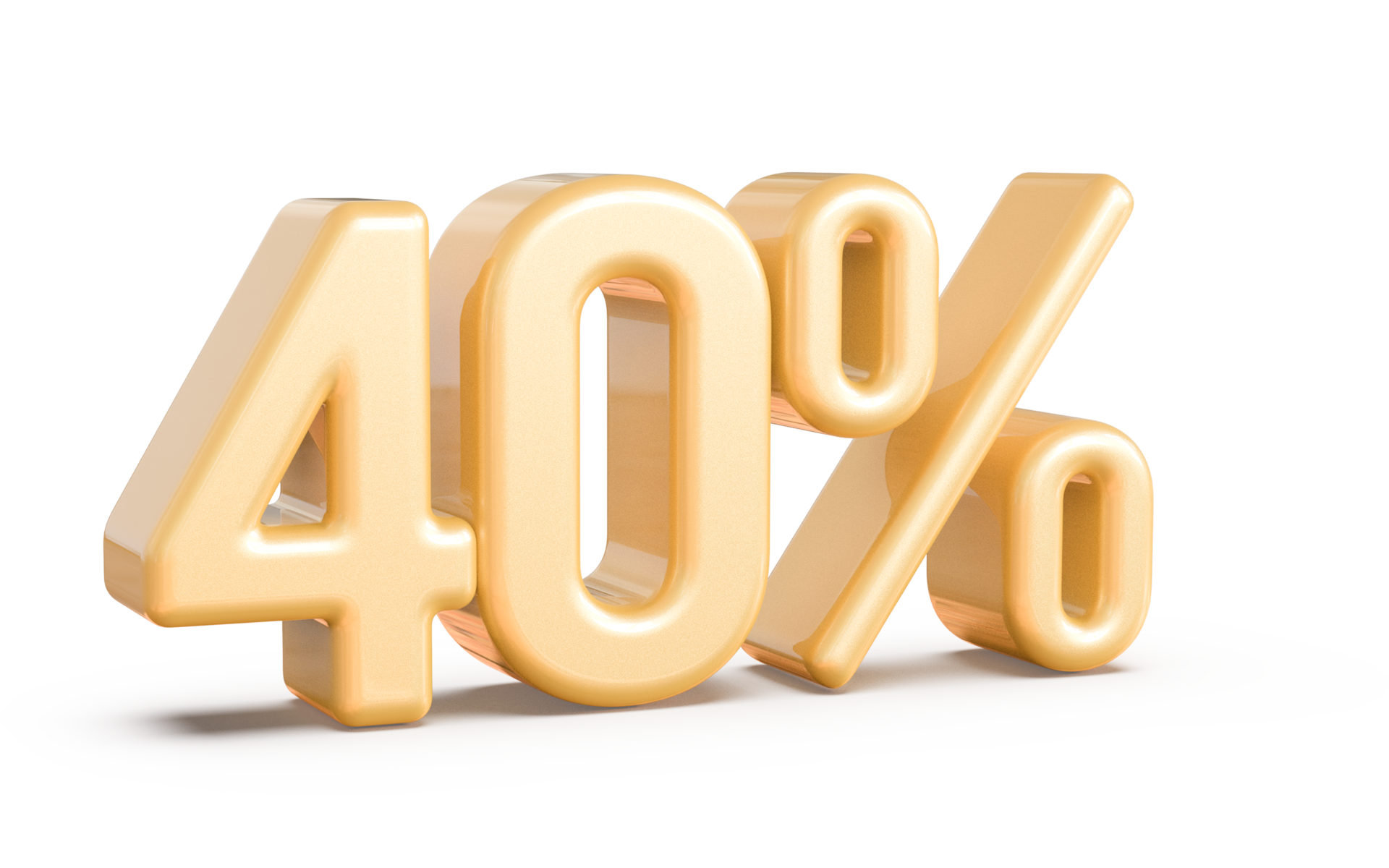 Promotion Number 40 Percent 3d 11297106 PNG