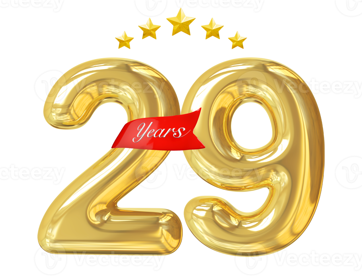 Aniversário De 29 Anos Dourado 11297560 Png