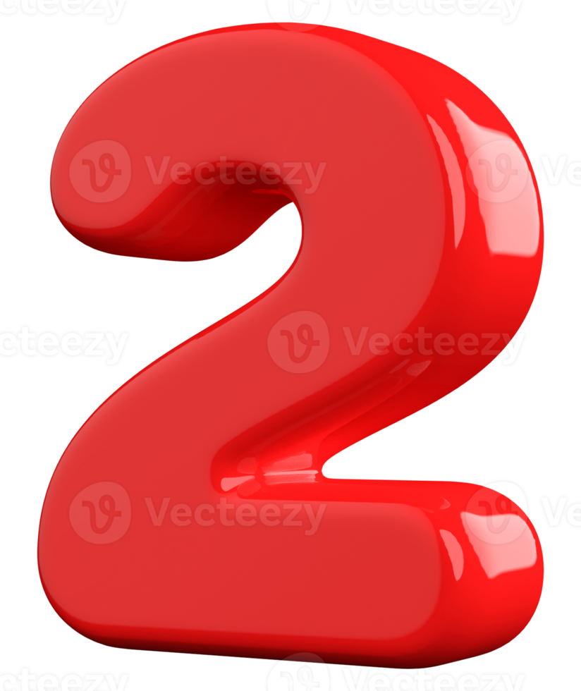 3d number 2 red 11297569 PNG 3d number 2 red 11297569 PNG