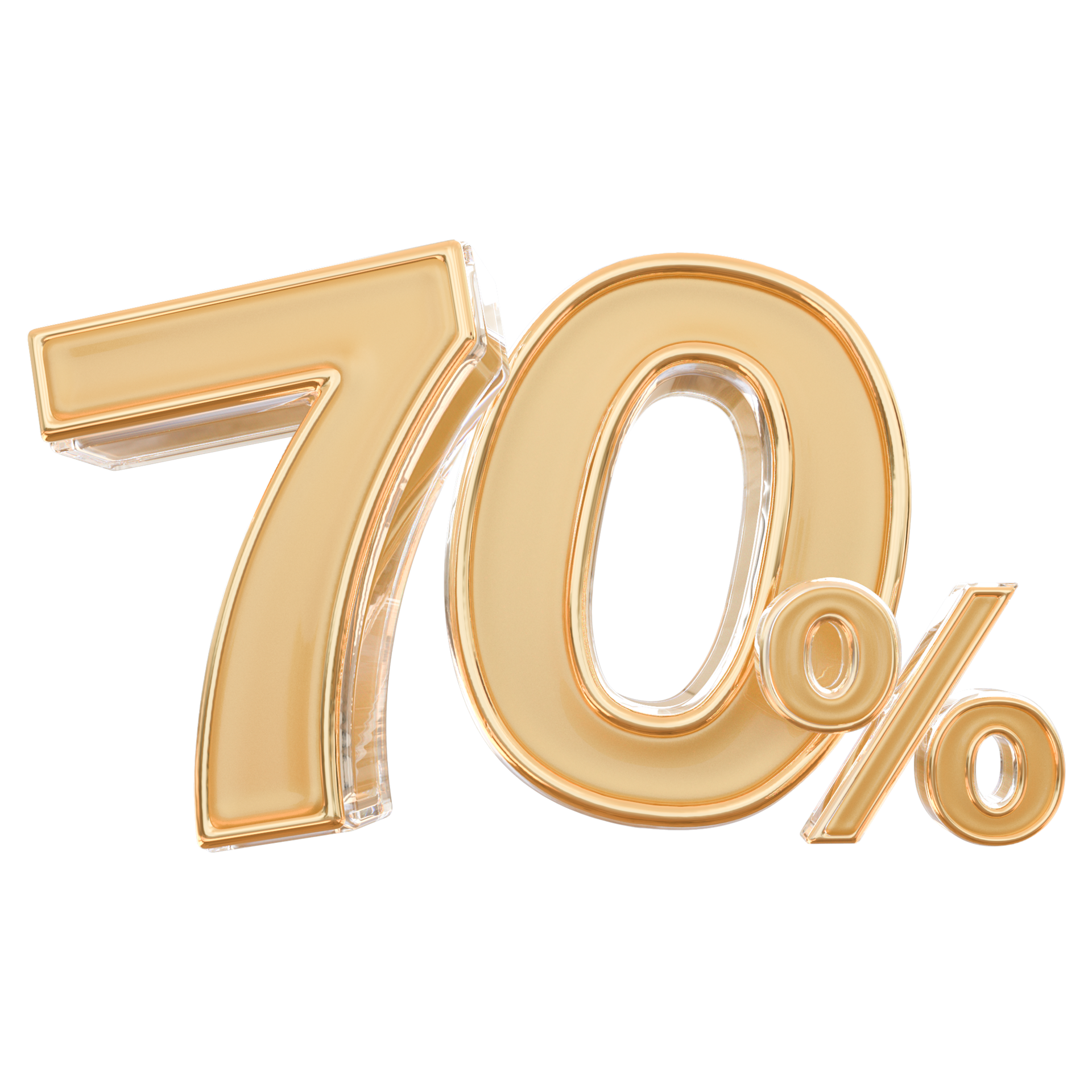 Promotion Number 70 Percent 3d 11297599 PNG promotion-number-70-percent-3d-11297599-png