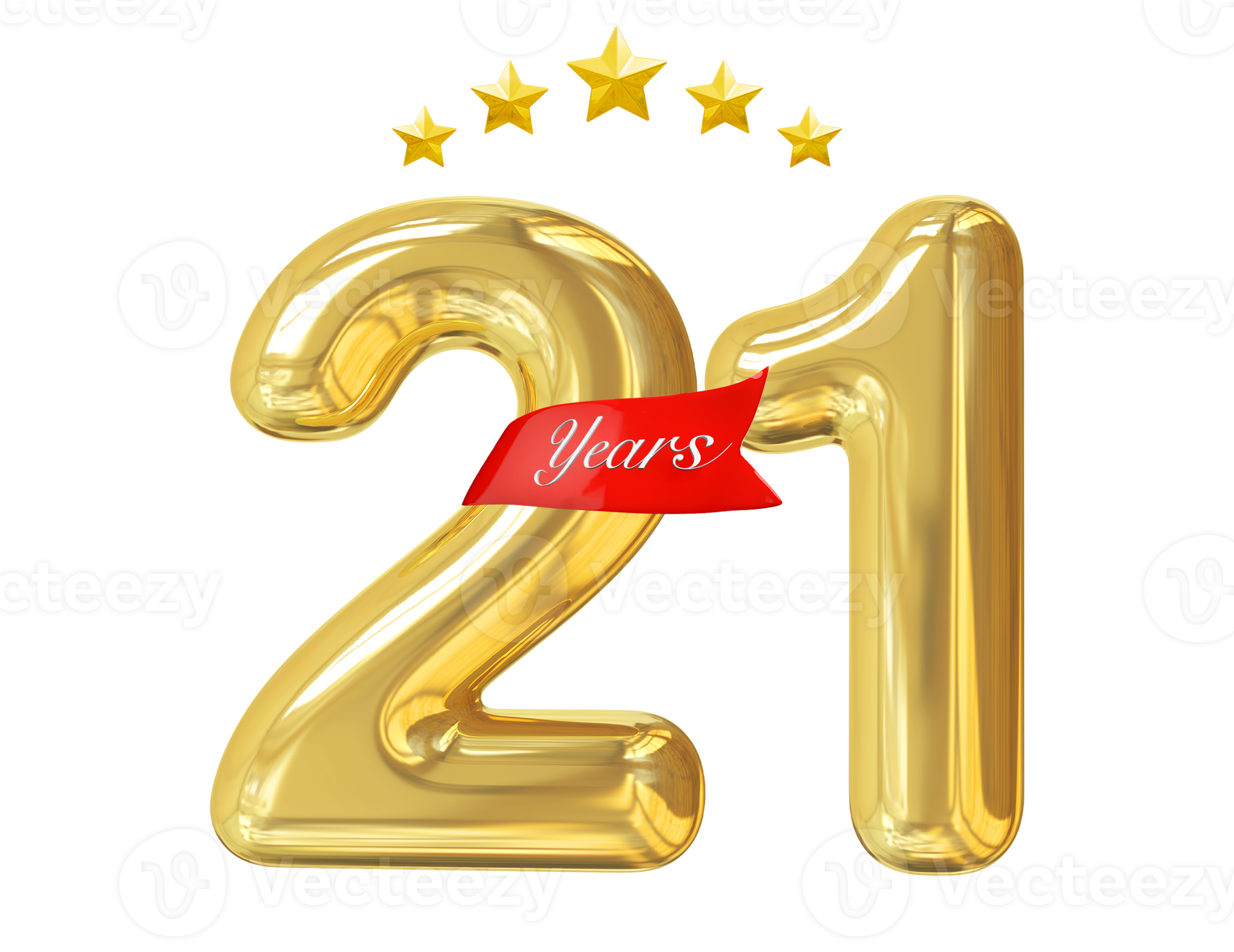 21-years-anniversary-golden-11297859-png