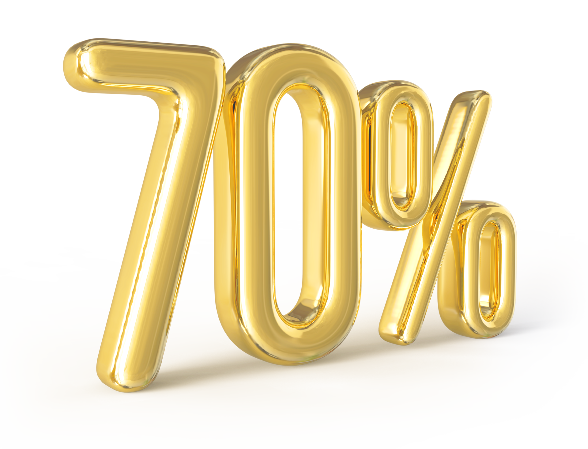 Promotion Number 70 Percent 3d 11297894 PNG