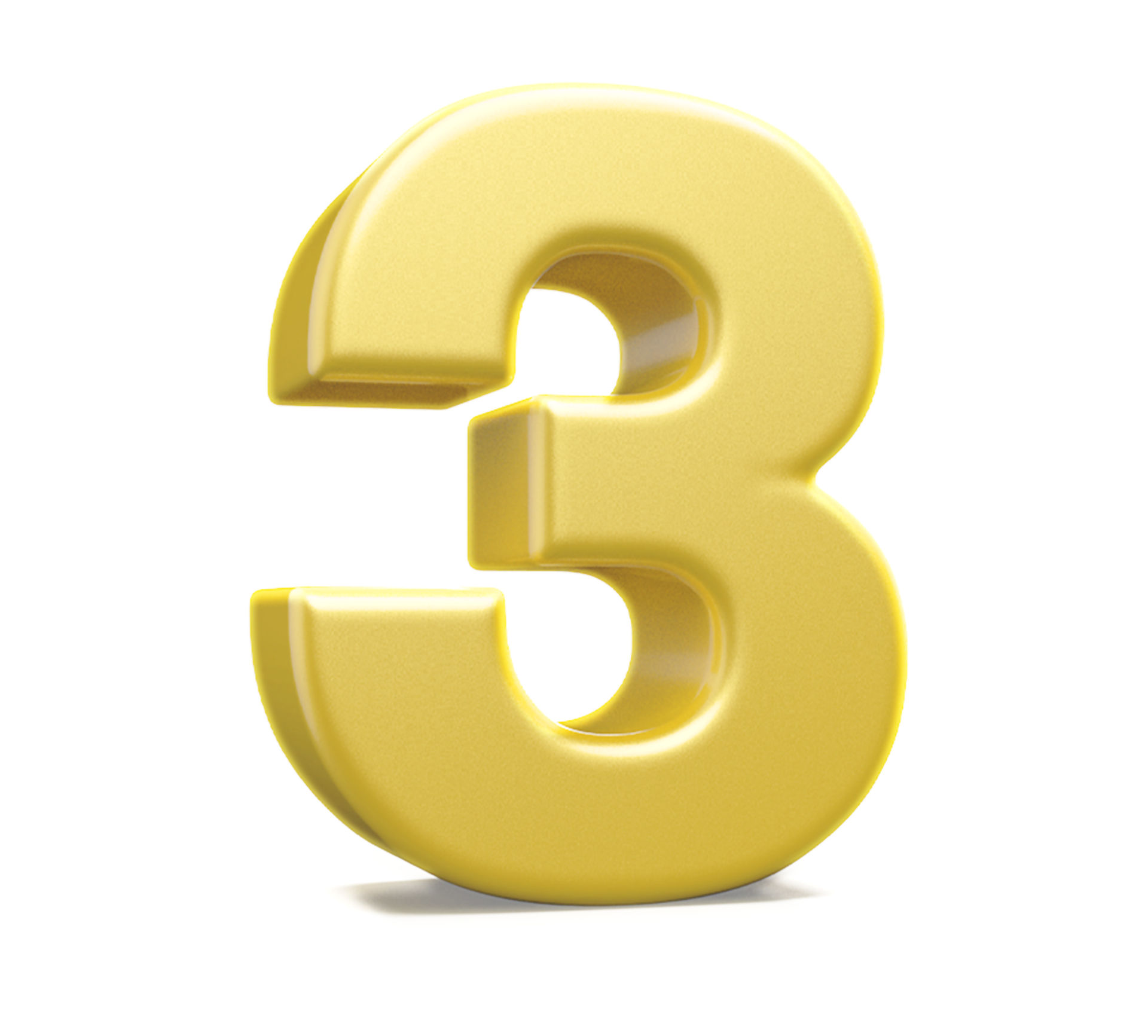 3d número 3 dorado 11298042 PNG 3d número 3 dorado 11298042 PNG