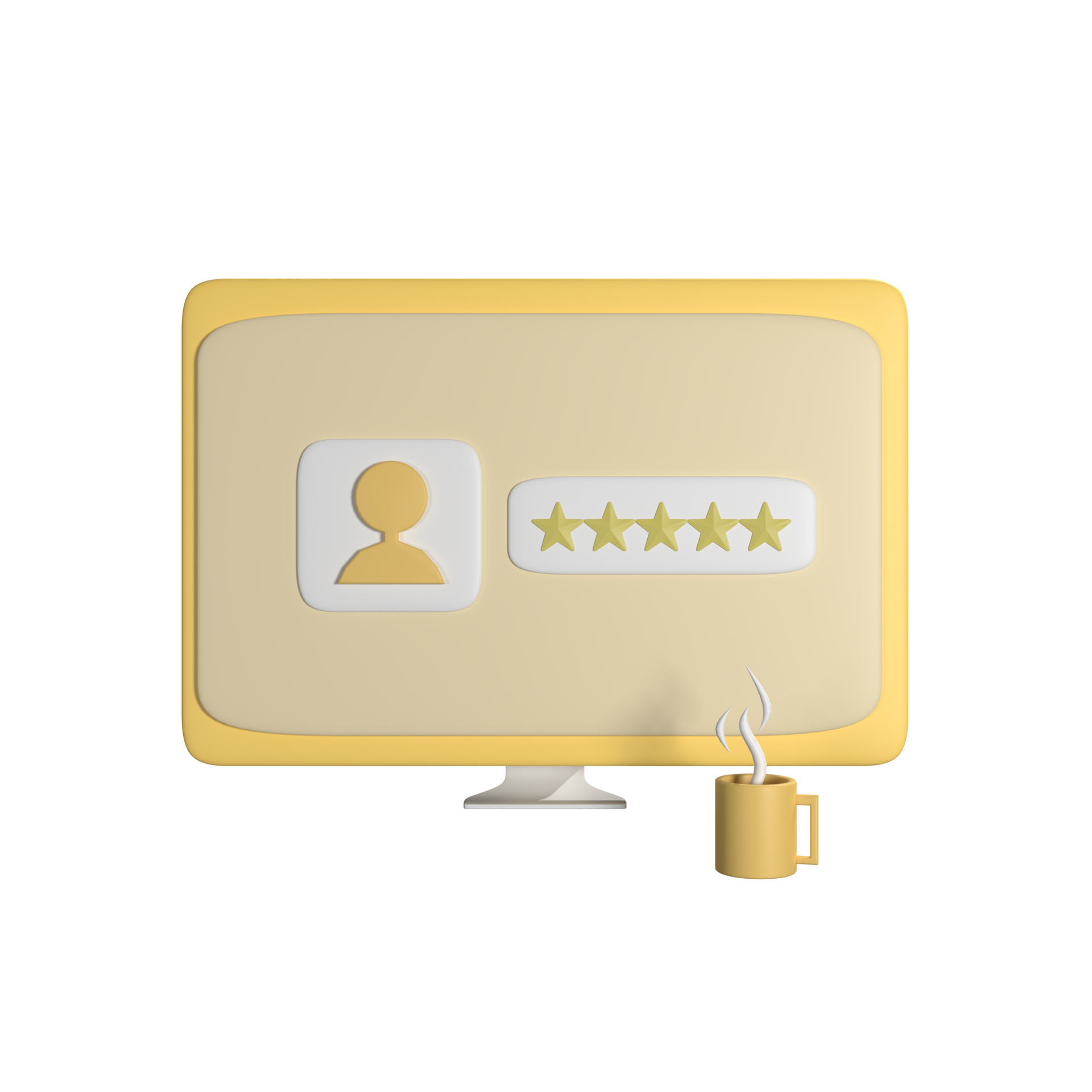 3D Render UI Feedback Front View 11300036 PNG 3D Render UI Feedback Front View 11300036 PNG