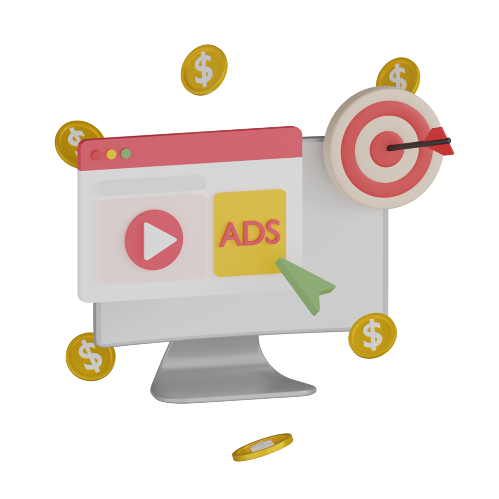 3d Isolated Ads Promotion Icon 11300379 Png