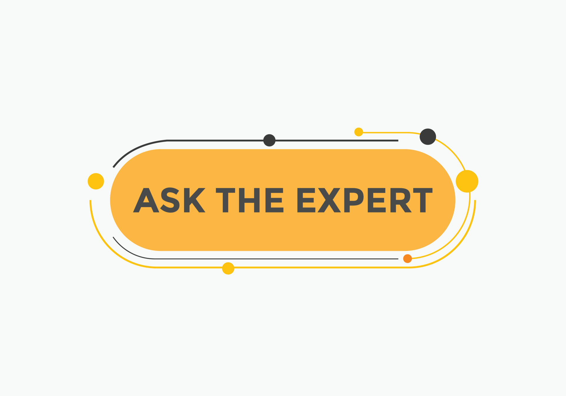 Ask the Expert button. Ask Expert speech bubble. ask expert banner label 11300678 Vector Art at ...