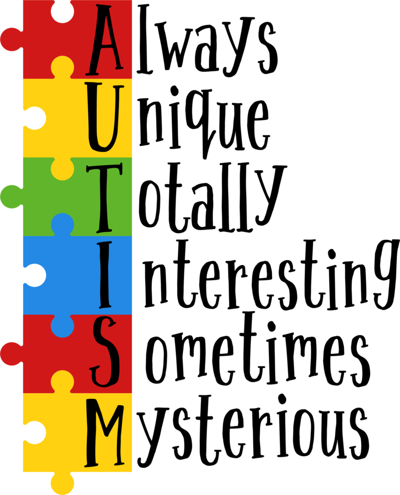 Autism Always Unique 11300776 PNG autism-always-unique-11300776-png