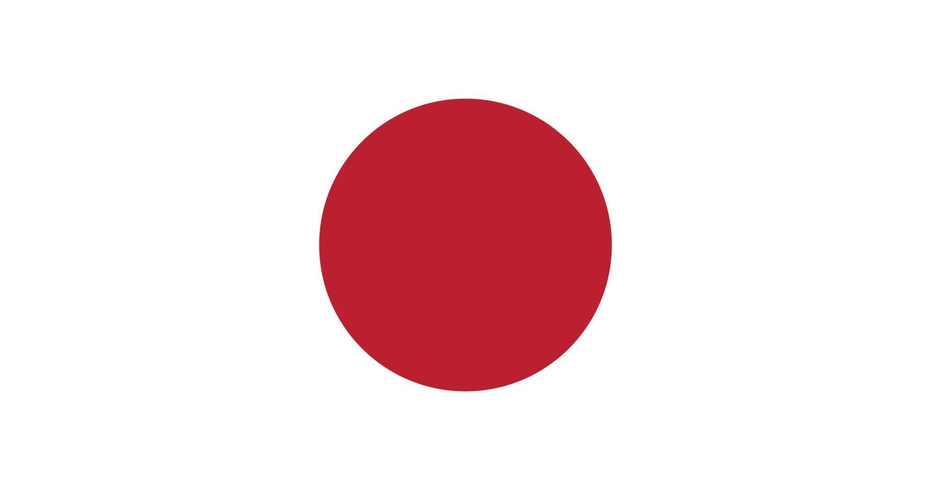 Japan Flag With Original Rgb Color Vector Illustration Design 11301825 Vector Art At Vecteezy