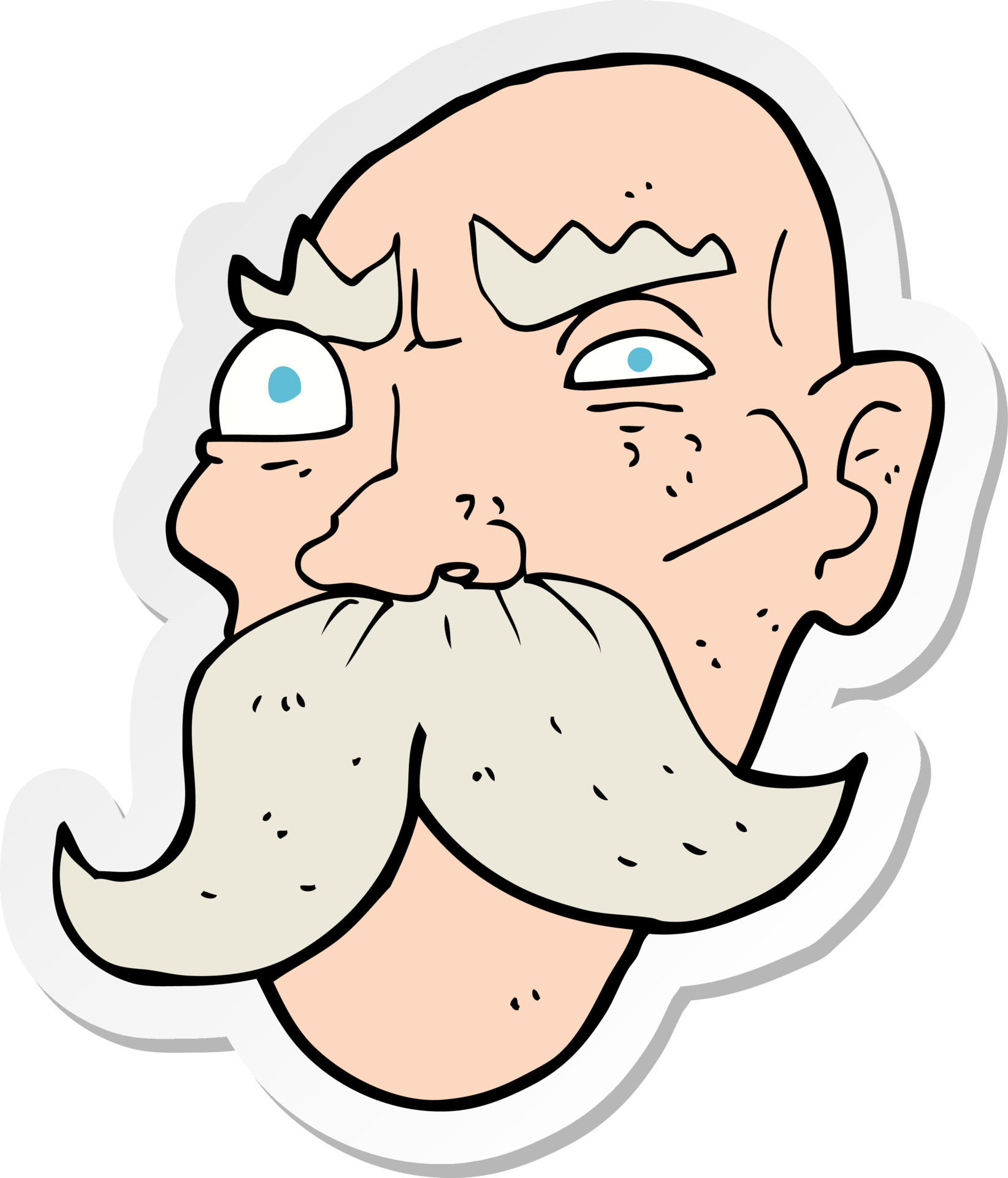 pegatina de un anciano enojado de dibujos animados 11304107 Vector en ... pegatina de un anciano enojado de dibujos animados 11304107 Vector en ...