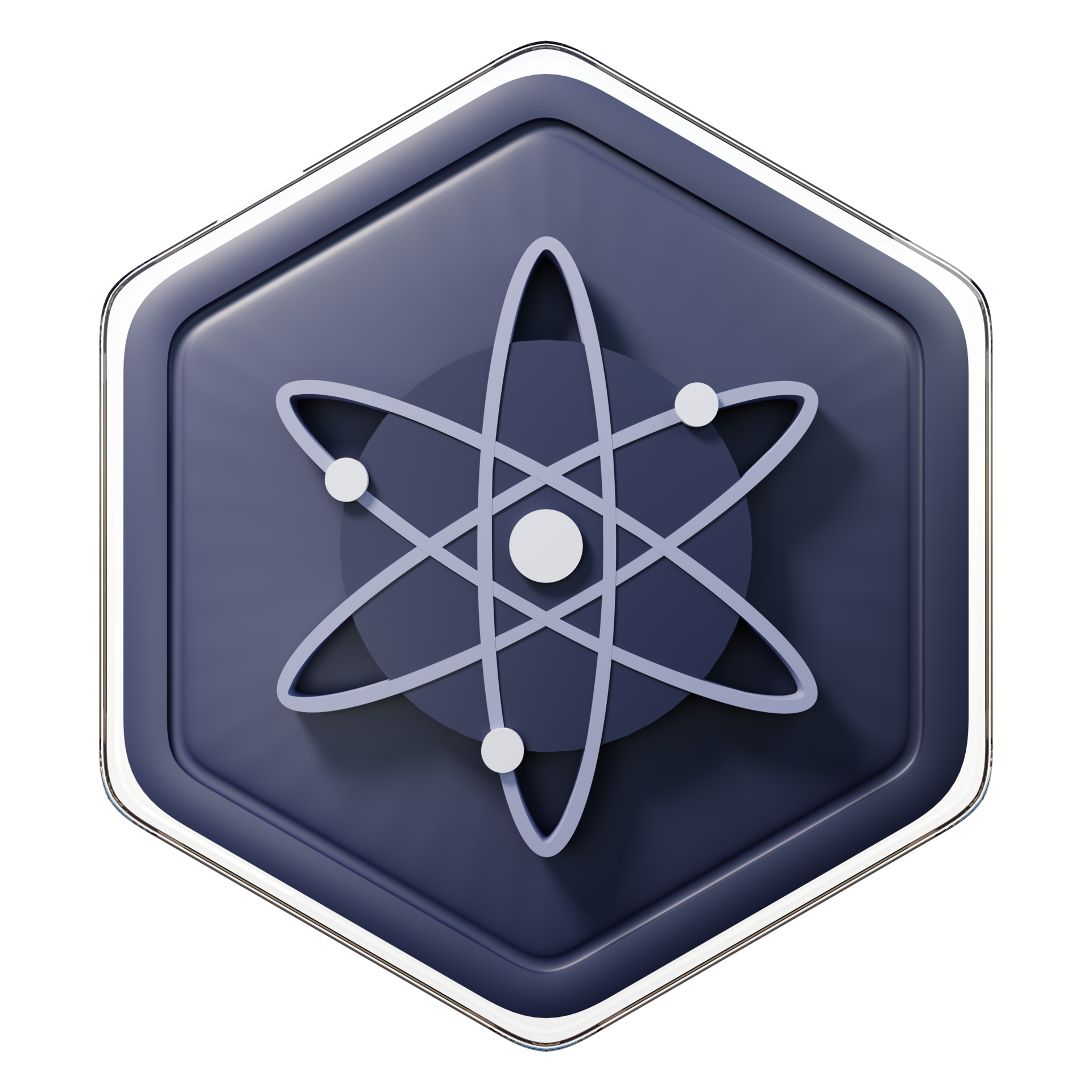 Cosmos ATOM Badge Crypto 3D Rendering 11307269 PNG Cosmos ATOM Badge Crypto 3D Rendering 11307269 PNG