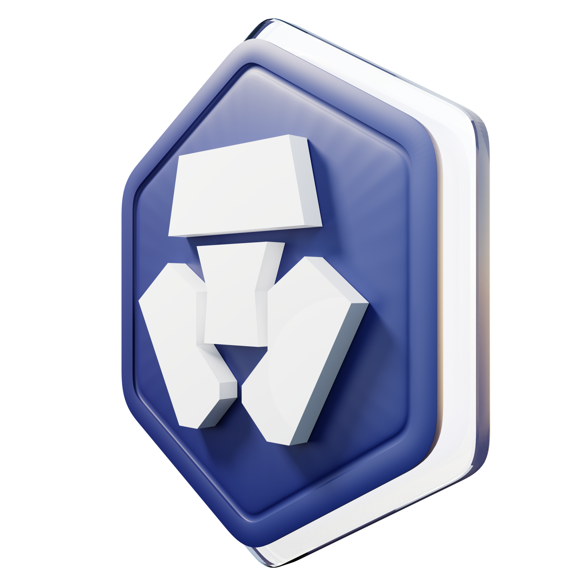 Cronos Cro Abzeichen Krypto 3d Rendering 11307319 Png