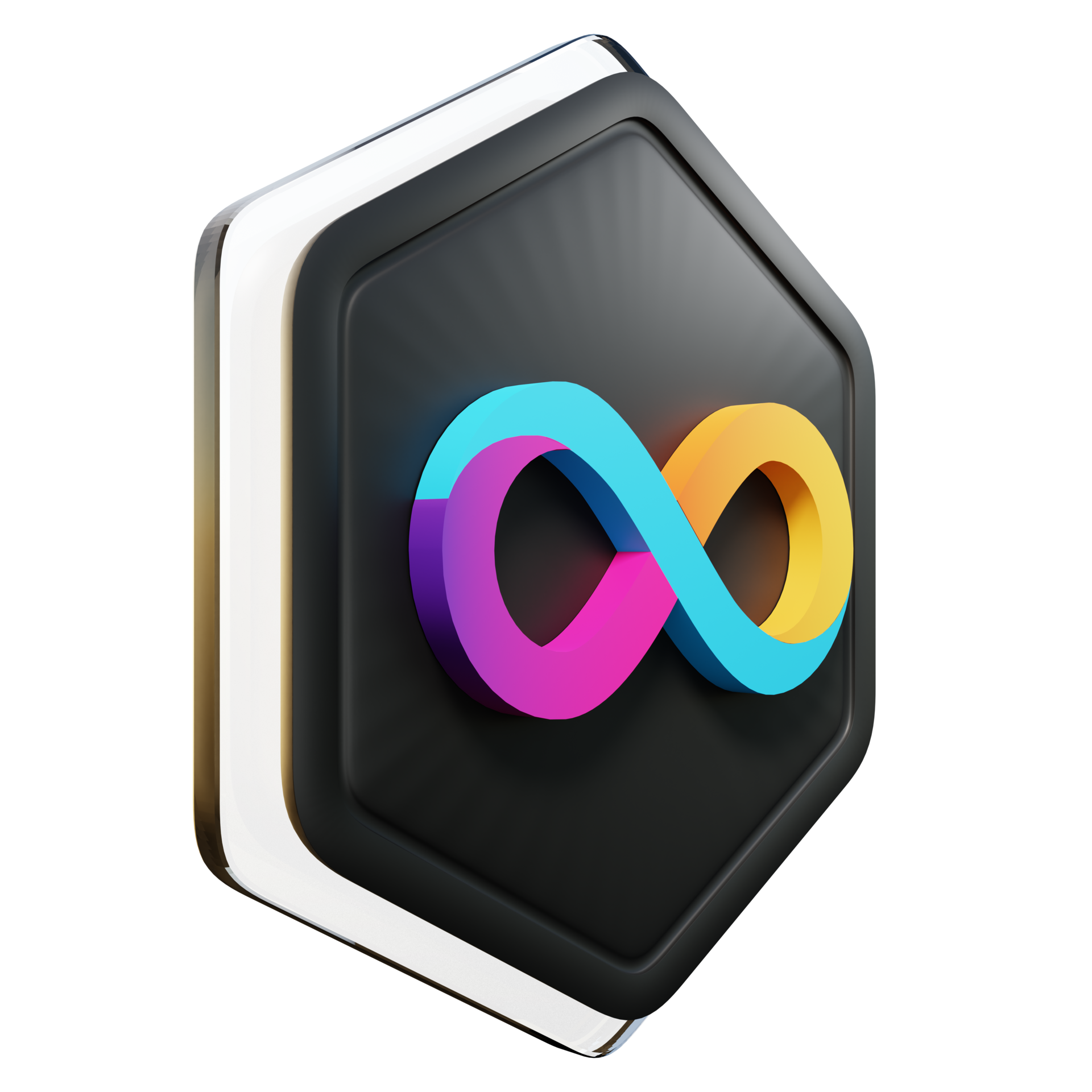 Internet Computer Icp Abzeichen Krypto 3d Rendering 11307341 Png