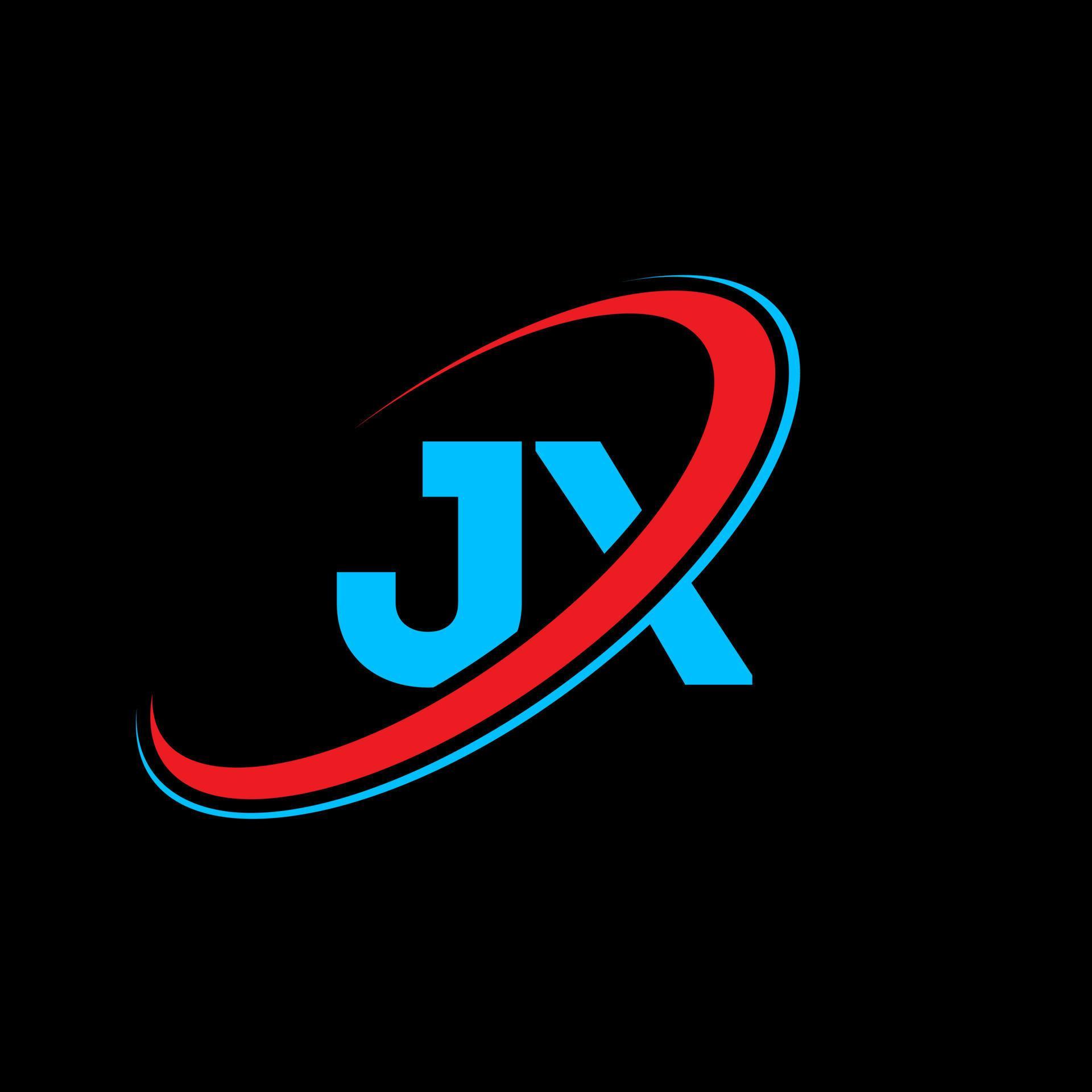 JX J X letter logo design. Initial letter JX linked circle uppercase ... JX J X letter logo design. Initial letter JX linked circle uppercase ...
