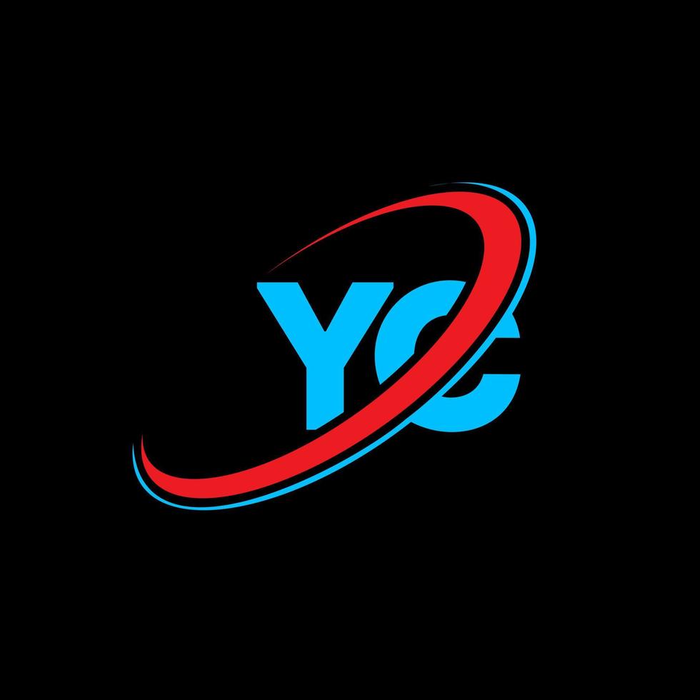 diseño del logotipo de la letra yc yc. letra inicial yc círculo ... diseño del logotipo de la letra yc yc. letra inicial yc círculo ...
