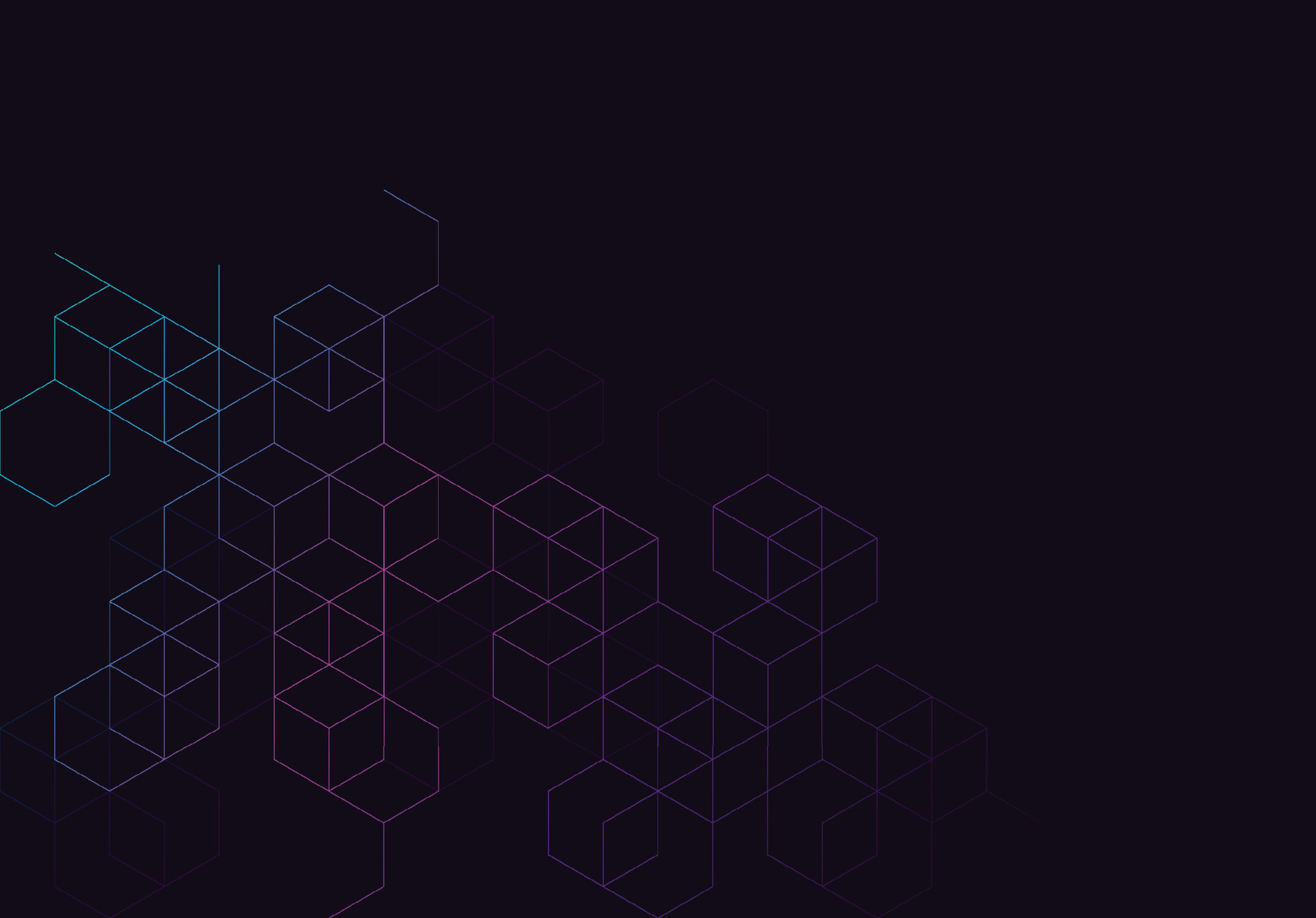Blockchain Concept Banner With Abstract Geometric Polygonal With Connecting Dots And Lines