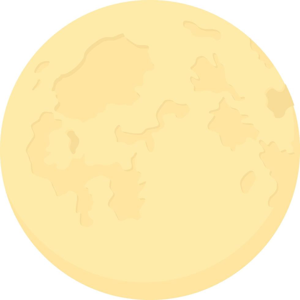 Full Moon Semi Flat Color Vector Object 11313486 Vector Art At Vecteezy
