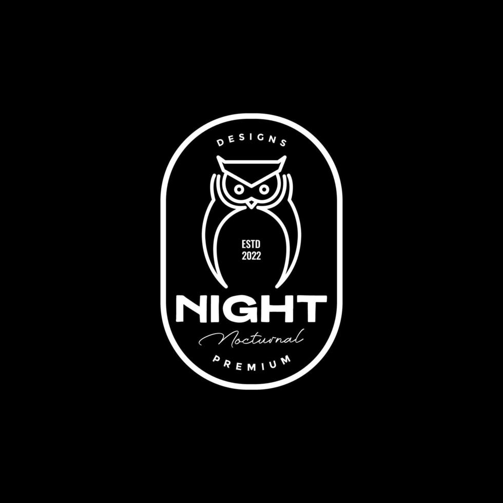 badge line minimal owl logo design 11324081 Vector Art at Vecteezy badge line minimal owl logo design 11324081 Vector Art at Vecteezy