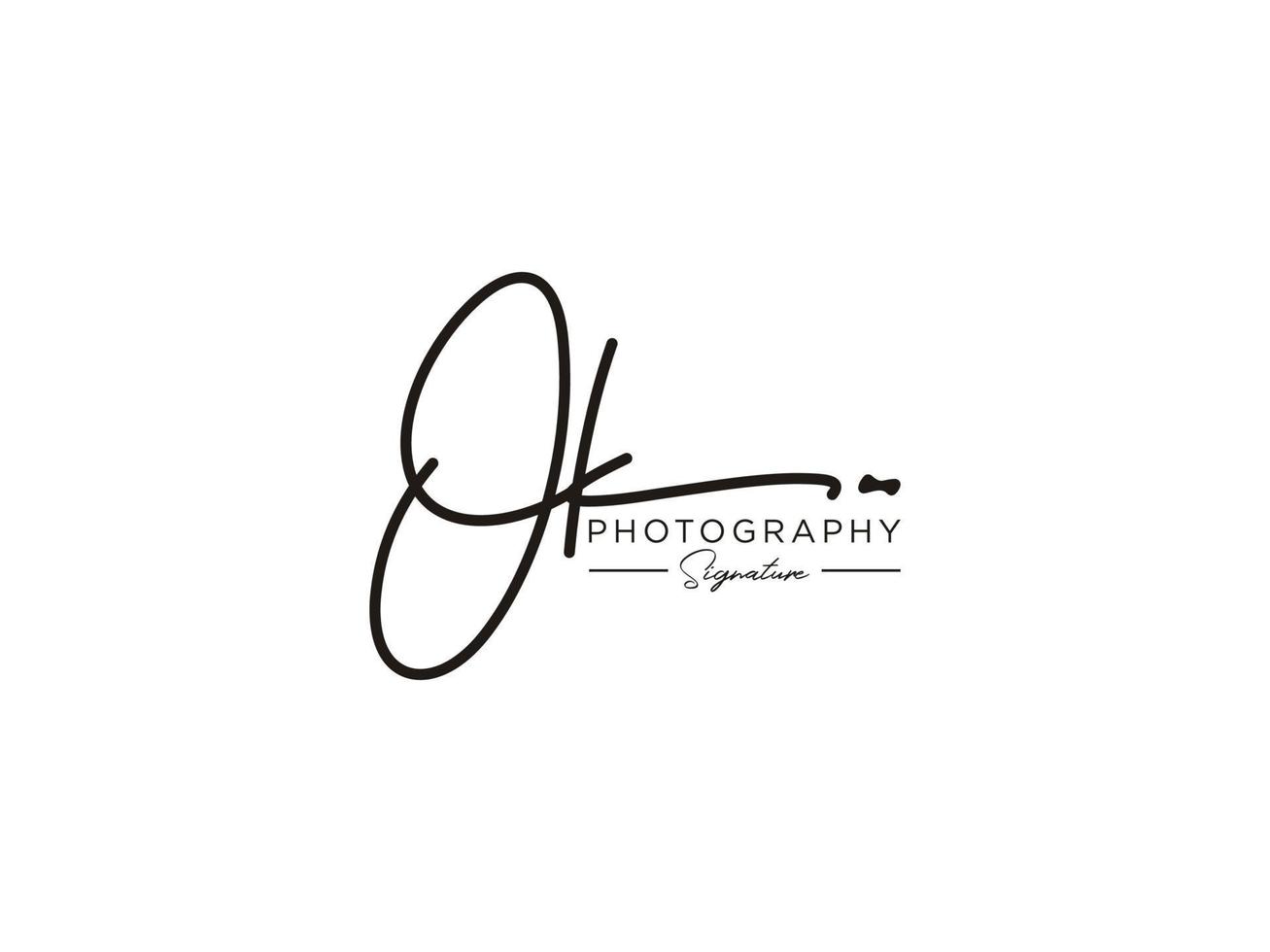 Letter Ok Signature Logo Template Vector 11328357 Vector Art At Vecteezy