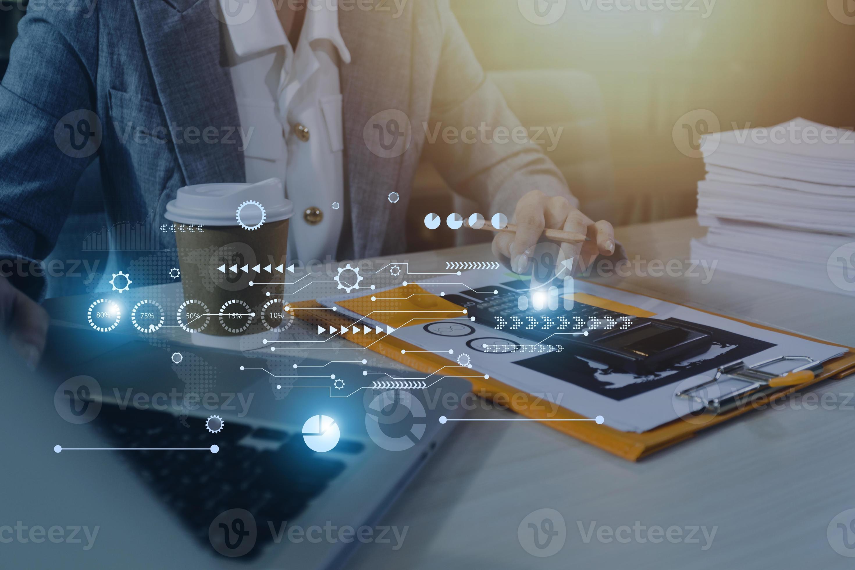 Cyber Security Internet And Networking Concept. Businessman Hand ...