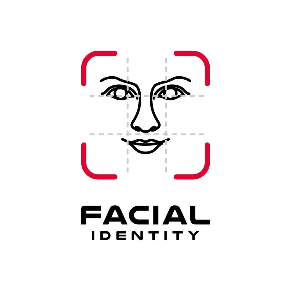 Face Id Logo, Face Recognition Vector Design 11336563 Vector Art at ... Face Id Logo, Face Recognition Vector Design 11336563 Vector Art at ...