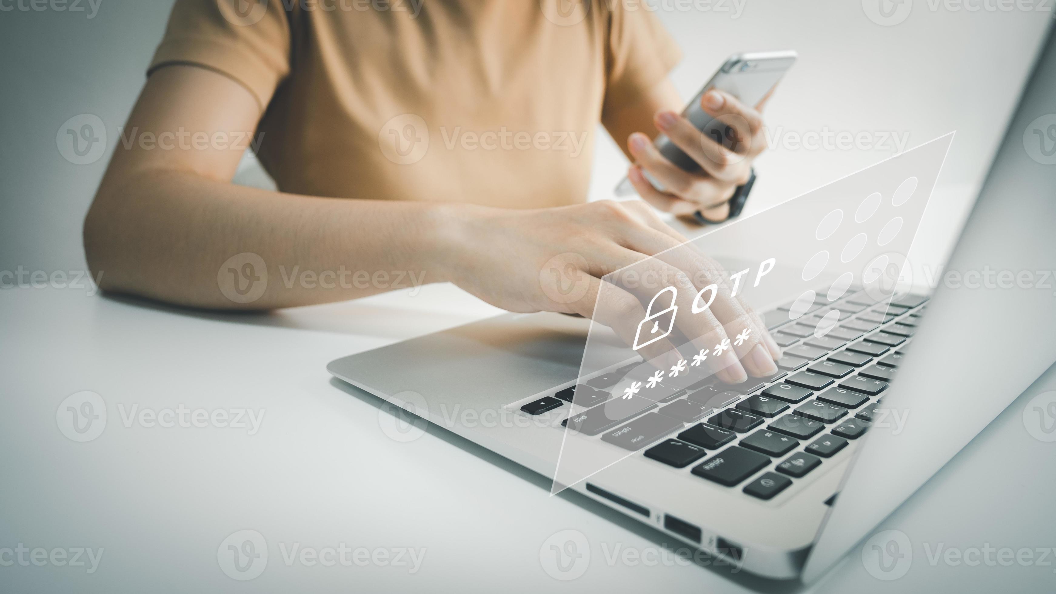 Verification Of Information With One Time Password Otp By Smart Phone Internet Security Online