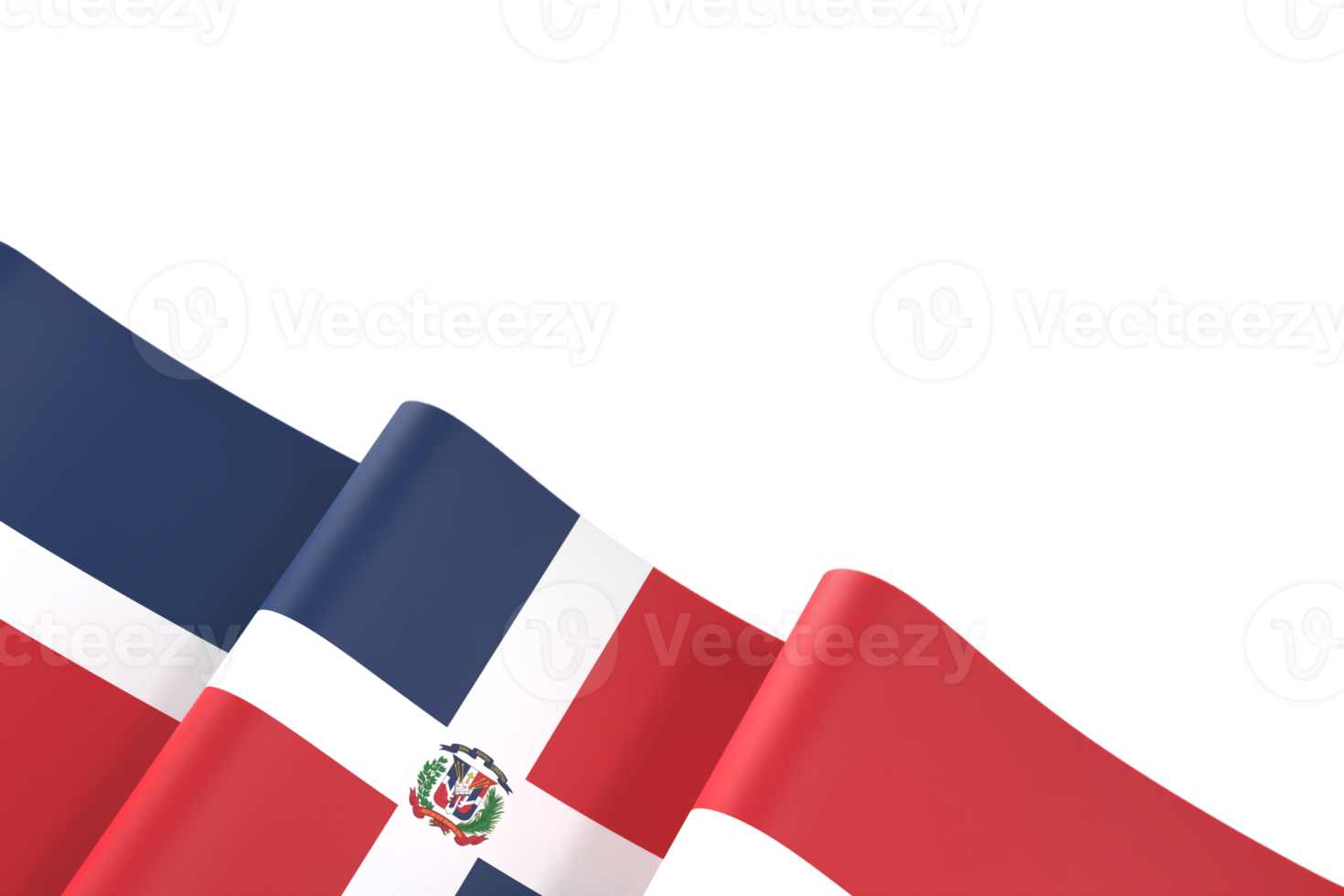 Diseño De La Bandera De La República Dominicana Elemento De La Bandera