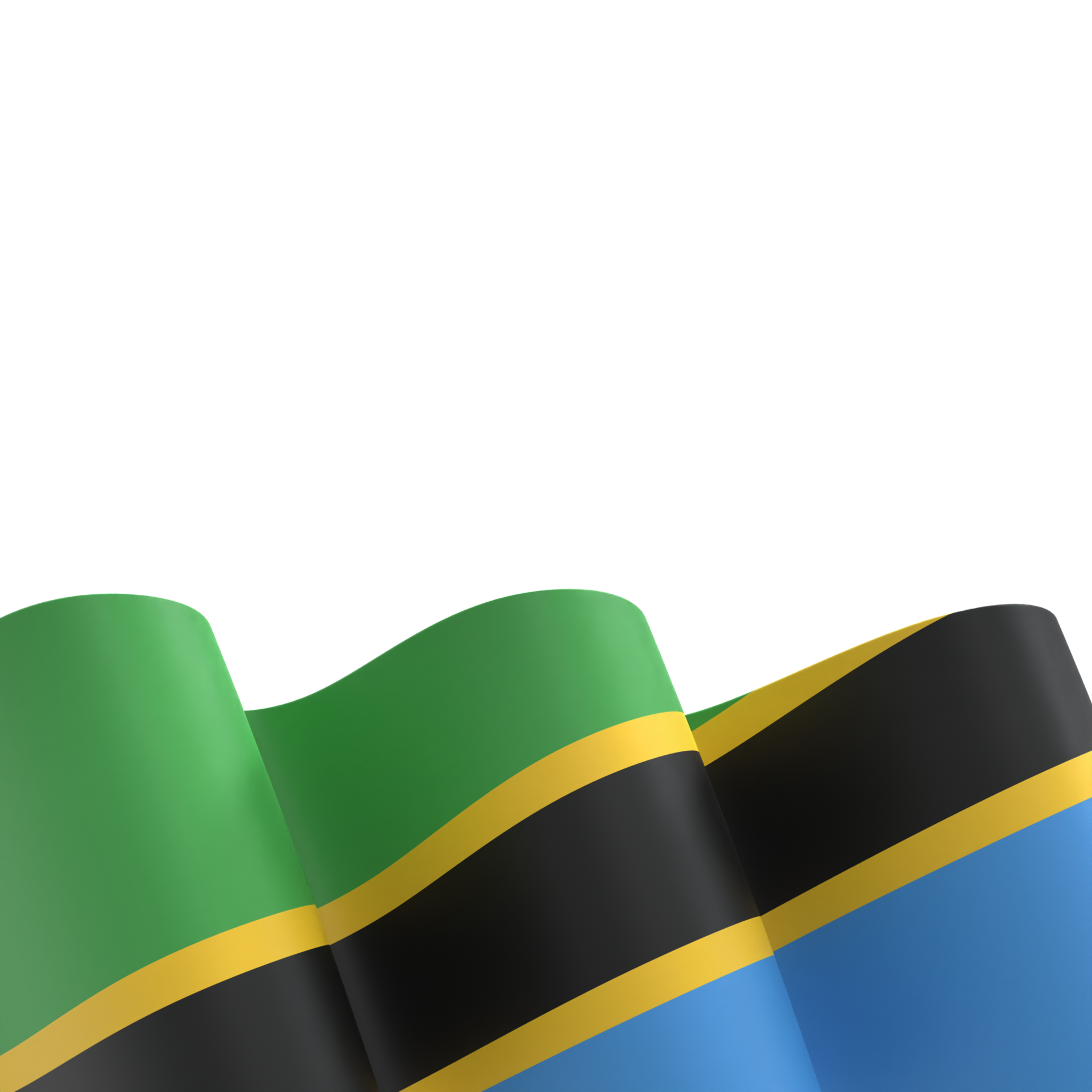 Tanzania Flag Design National Independence Day Banner Element