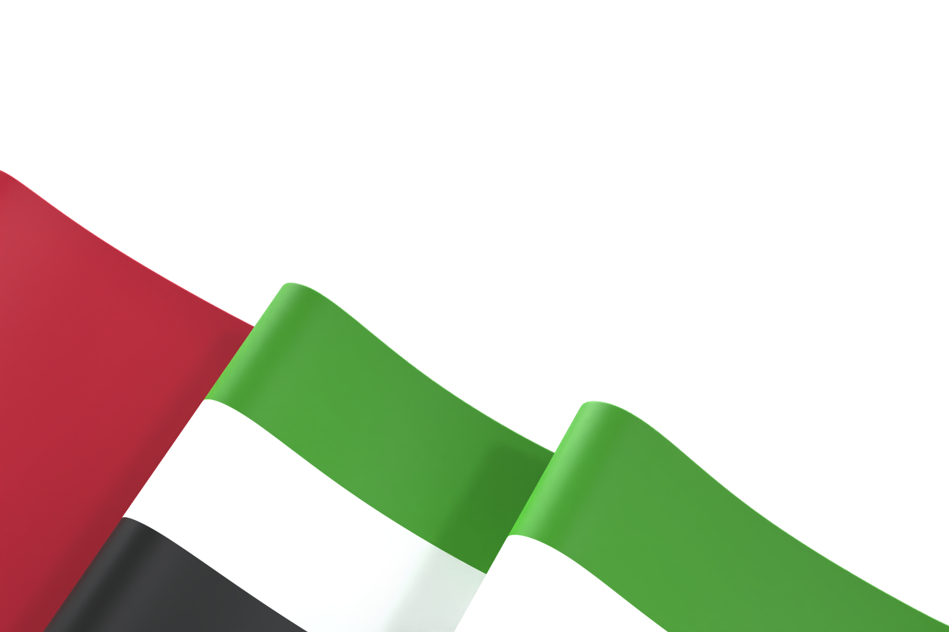 United Arab Emirates Flag Design National Independence Day Banner