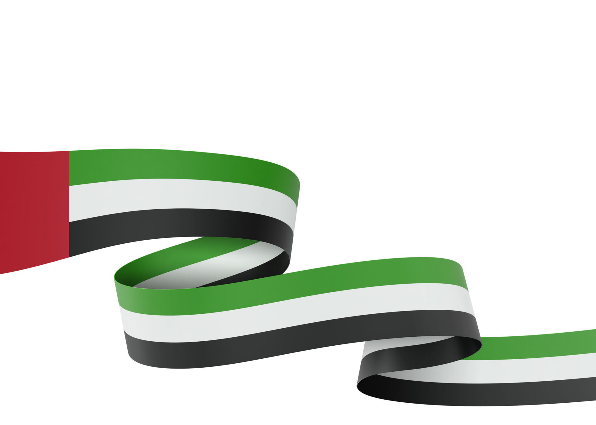 United Arab Emirates Flag Design National Independence Day Banner