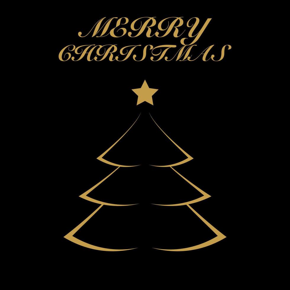 Christmas tree with a star for christmas, vector illustration 11352271 ...