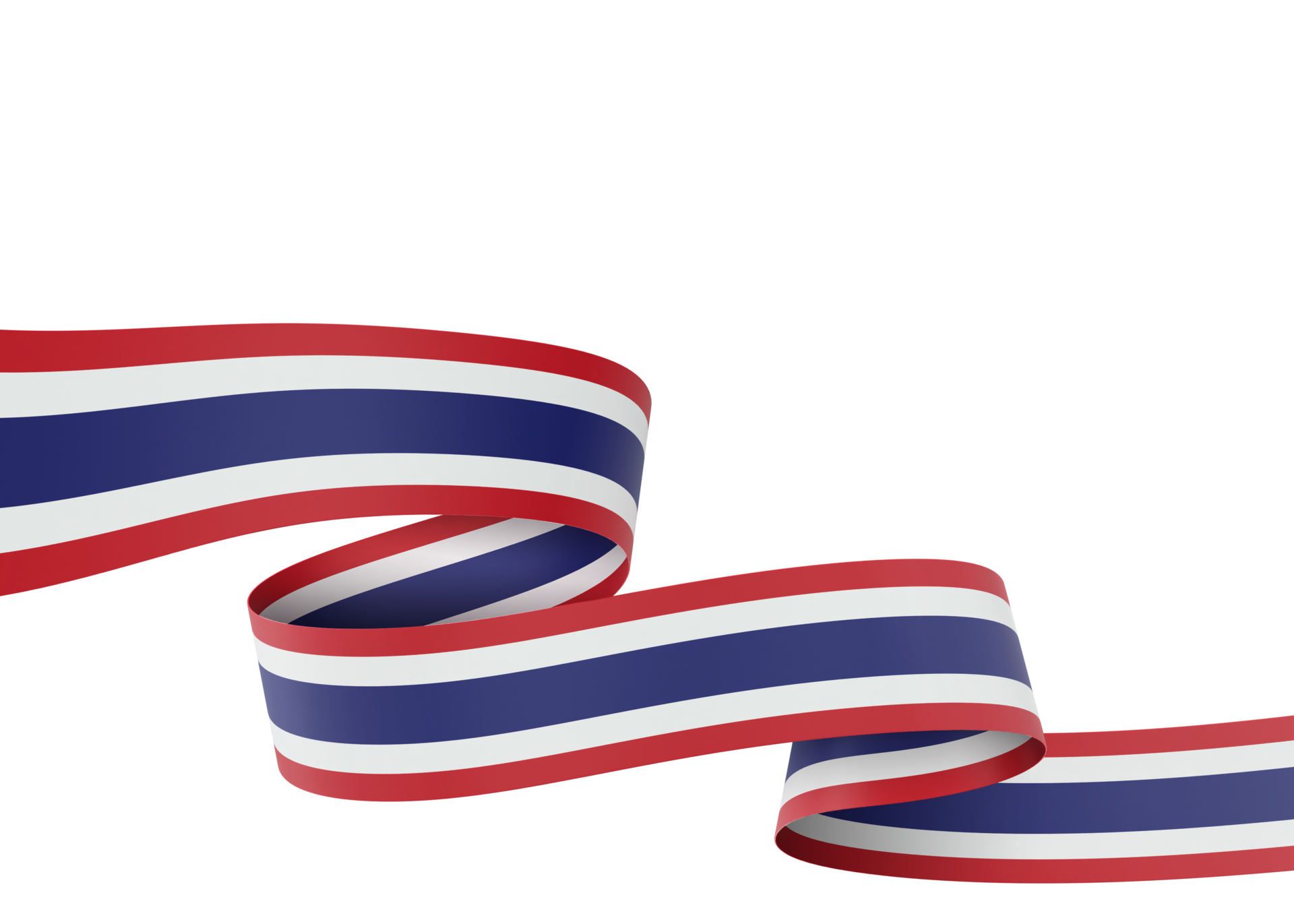 Thailand Flag Design Nationaler Unabhängigkeitstag Banner Element