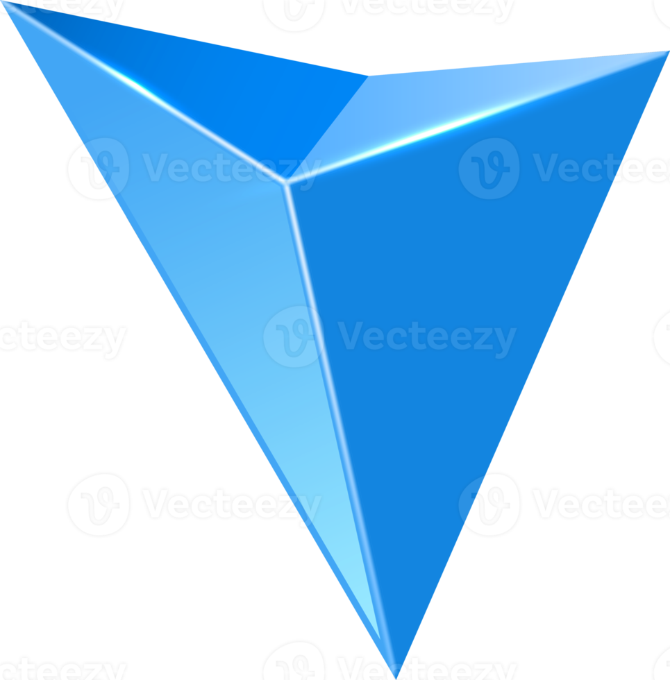 3D render blue arrow pointer 11356502 PNG 3D render blue arrow pointer 11356502 PNG