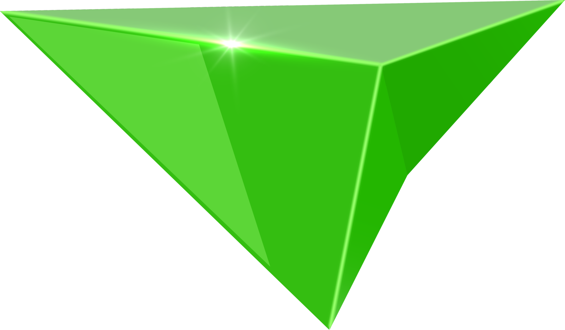 3d Render Green Arrow Pointer 11356533 Png
