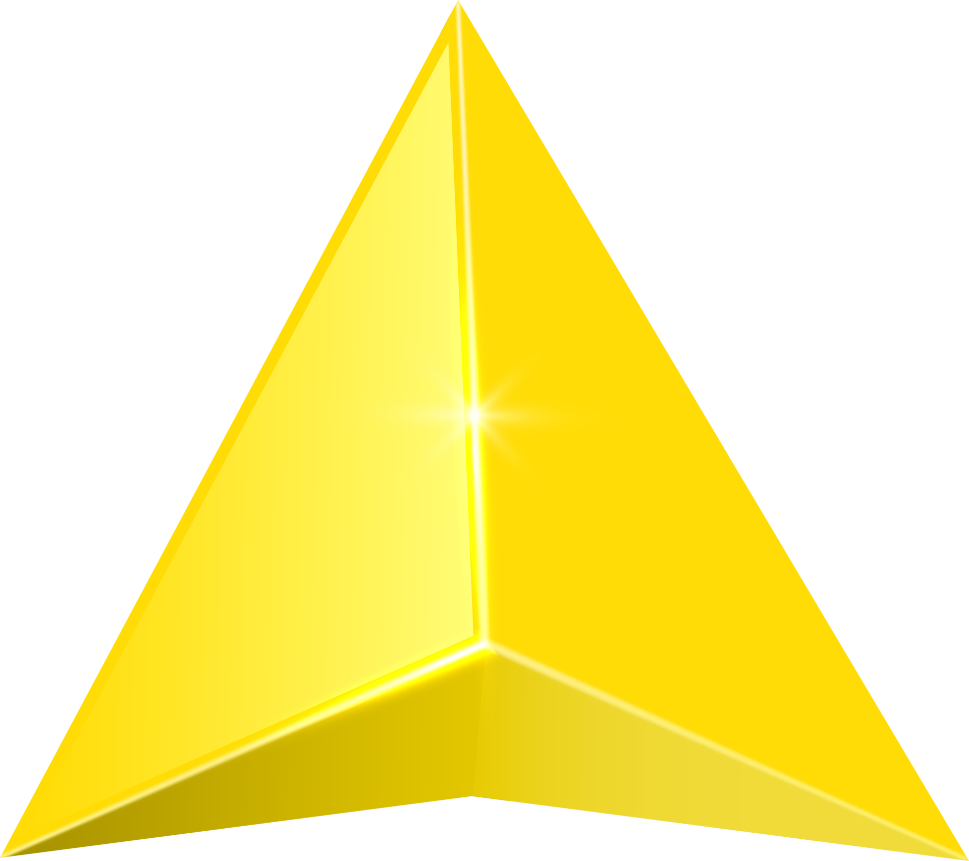 3D render yellow arrow pointer 11356699 PNG 3D render yellow arrow pointer 11356699 PNG