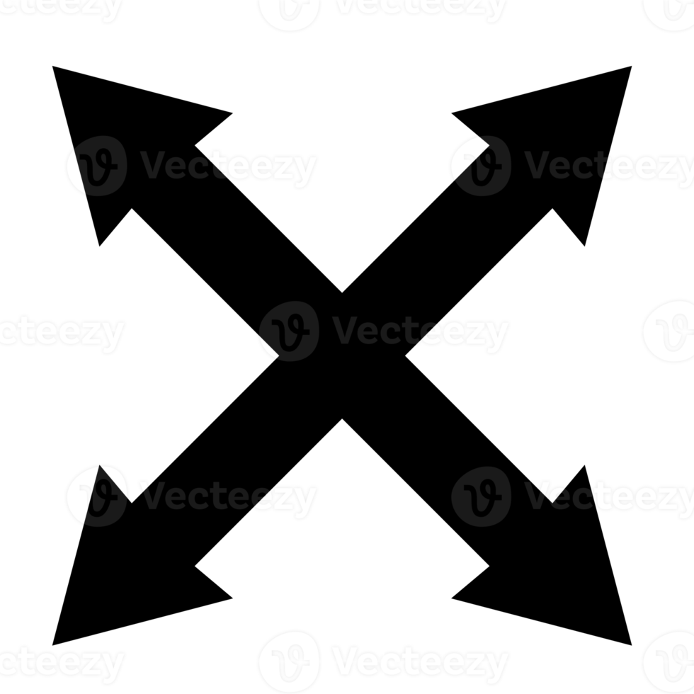Black Arrow Navigator Cursor Buttons Design Element For Your