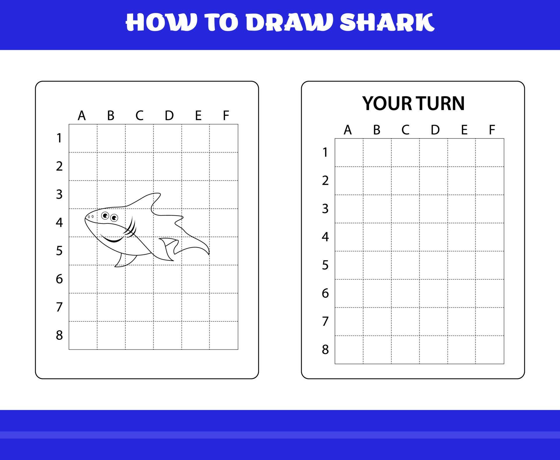 How to Draw Shark for Kids. How to draw shark for relax and meditation ... How to Draw Shark for Kids. How to draw shark for relax and meditation ...